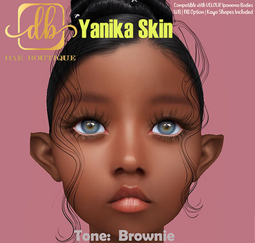 Second Life Marketplace - YANIKA SKIN Lelutka EvoX - Brownie